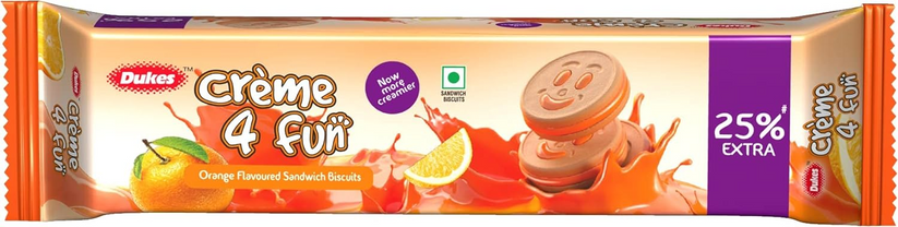 Dukes Crème 4 Fun Orange flavoured Sandwich Biscuits (150g) – SRN SMART ...